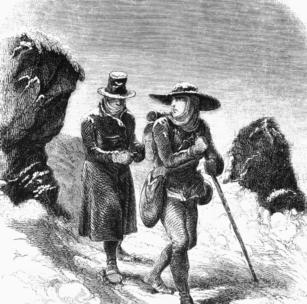 La prima storica scalata del Monte Bianco