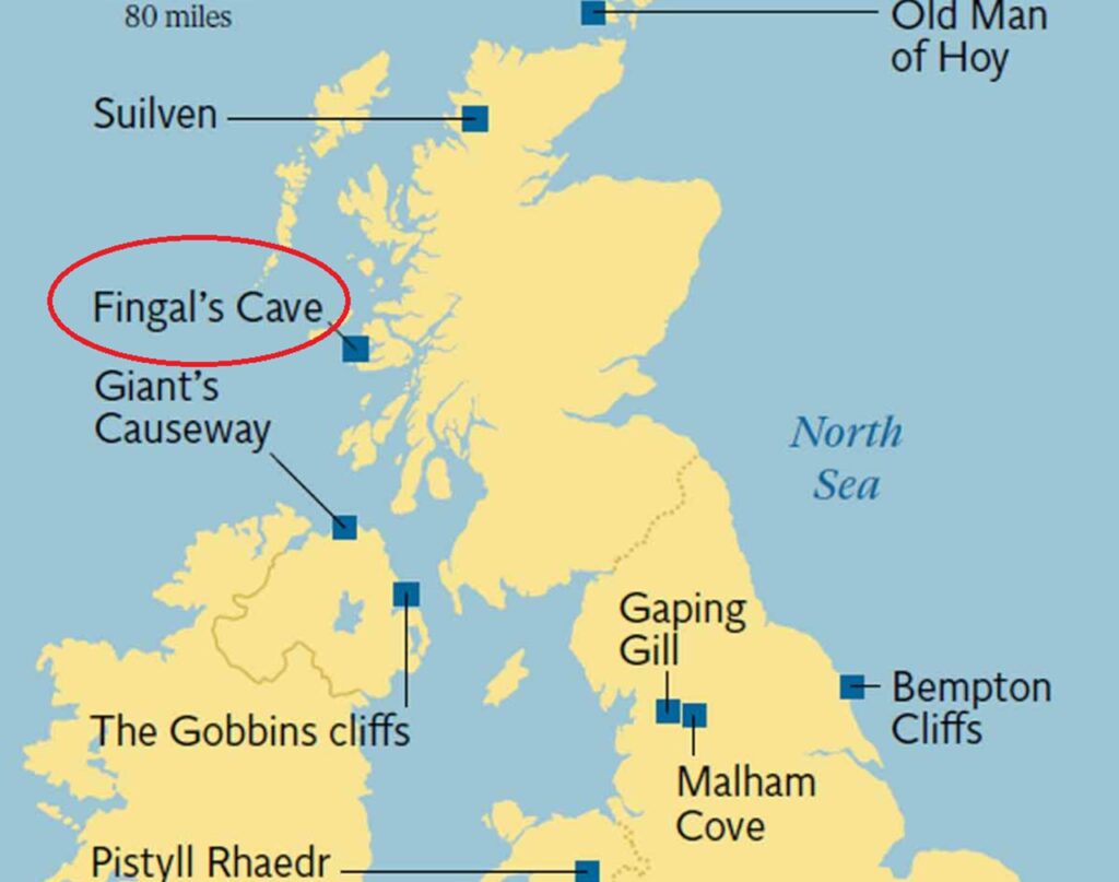 Foto del giorno: grotta di Fingal, la porta per l'ignoto