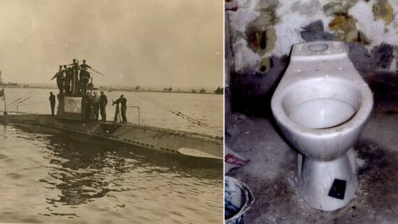 L'incredibile affondamento dell'U-1206 causato da un gabinetto